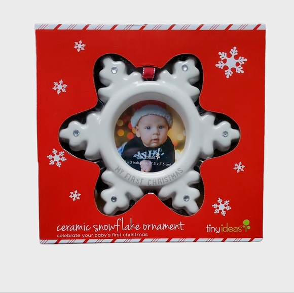 Tiny Ideas | Holiday | Tiny Ideas Large Ceramic Snowflake Ornament My ...